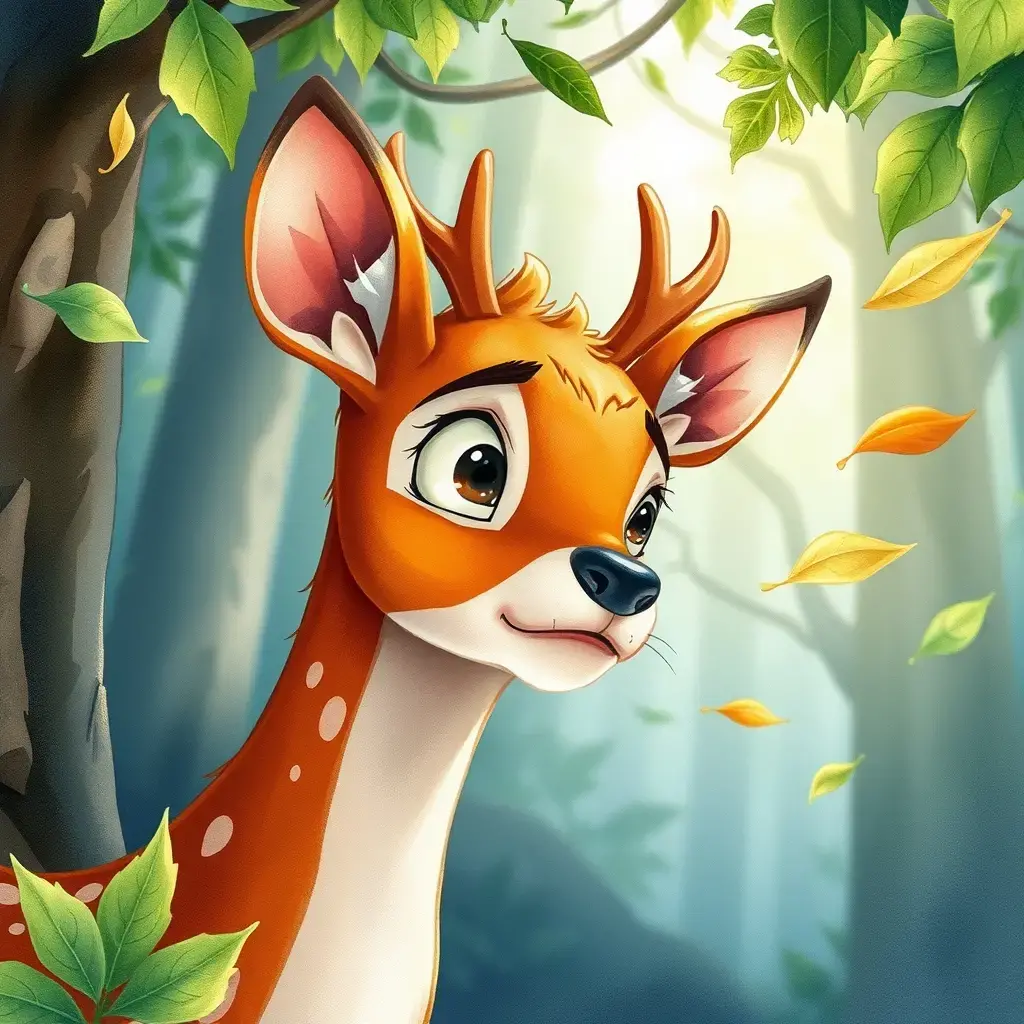 Tapferes Reh | Tiergeschichten | Märchen für Kinder