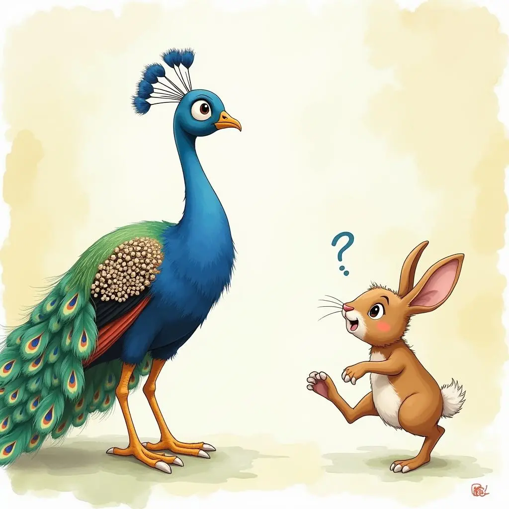 Der tanzende Pfau | Tiergeschichten | Märchen für Kinder