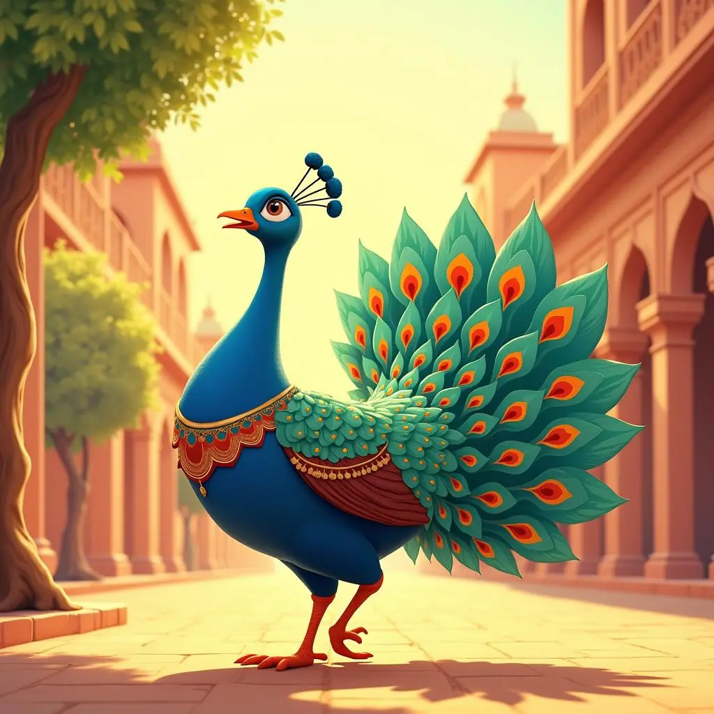 Der tanzende Pfau | Tiergeschichten | Märchen für Kinder