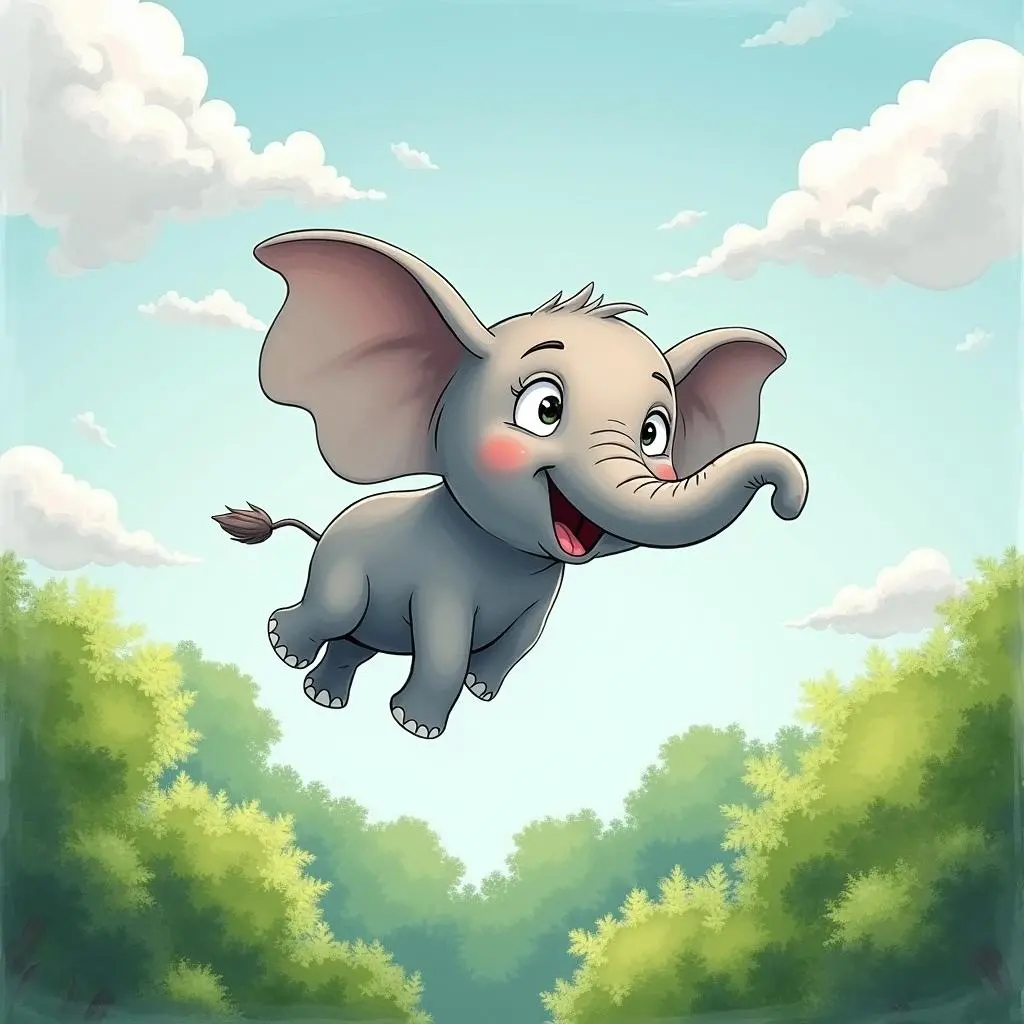The Flying Baby Elephant | Animal Stories | Bedtime Stories