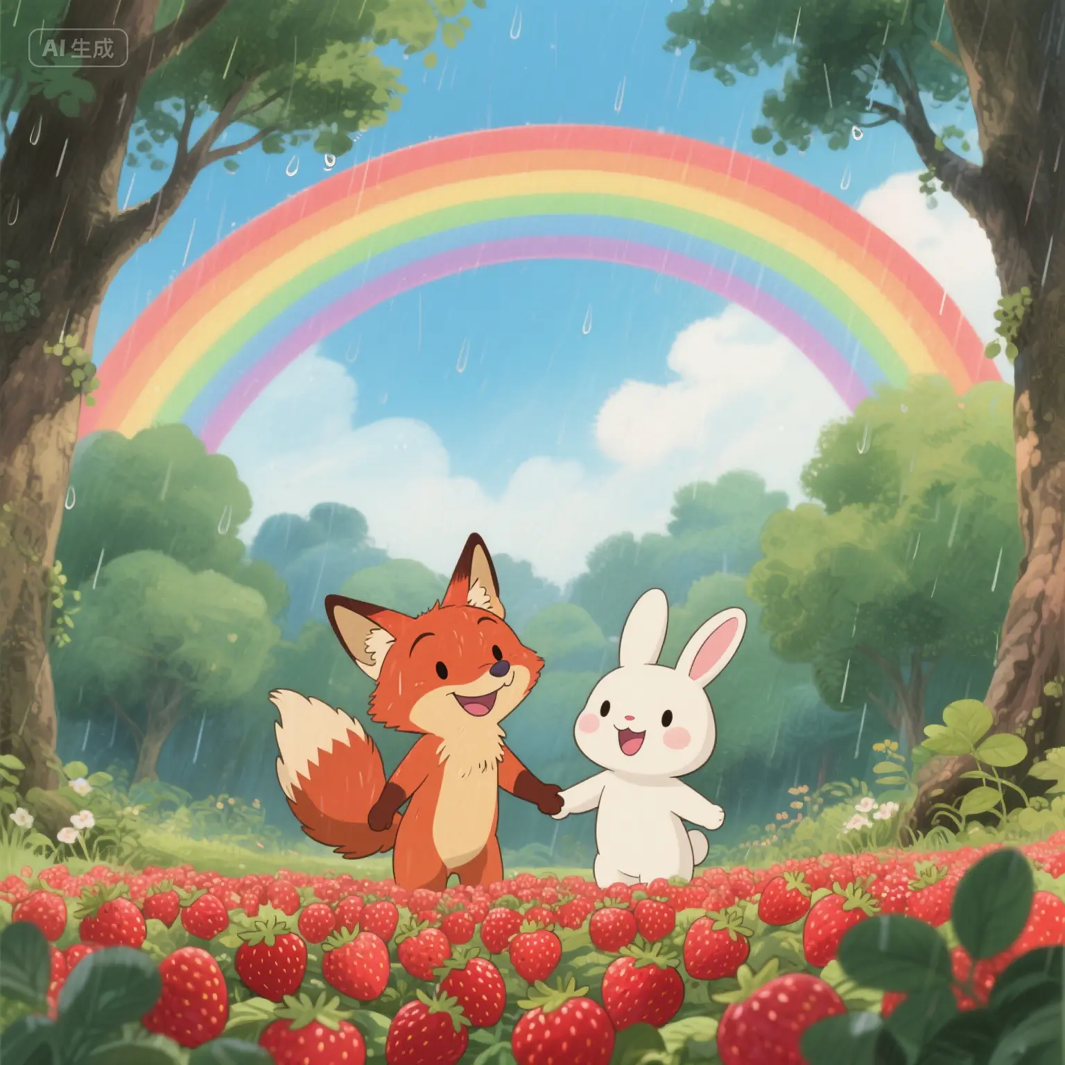 The Little Fox and the Little Rabbit | Animal Stories | Bedtime Stories