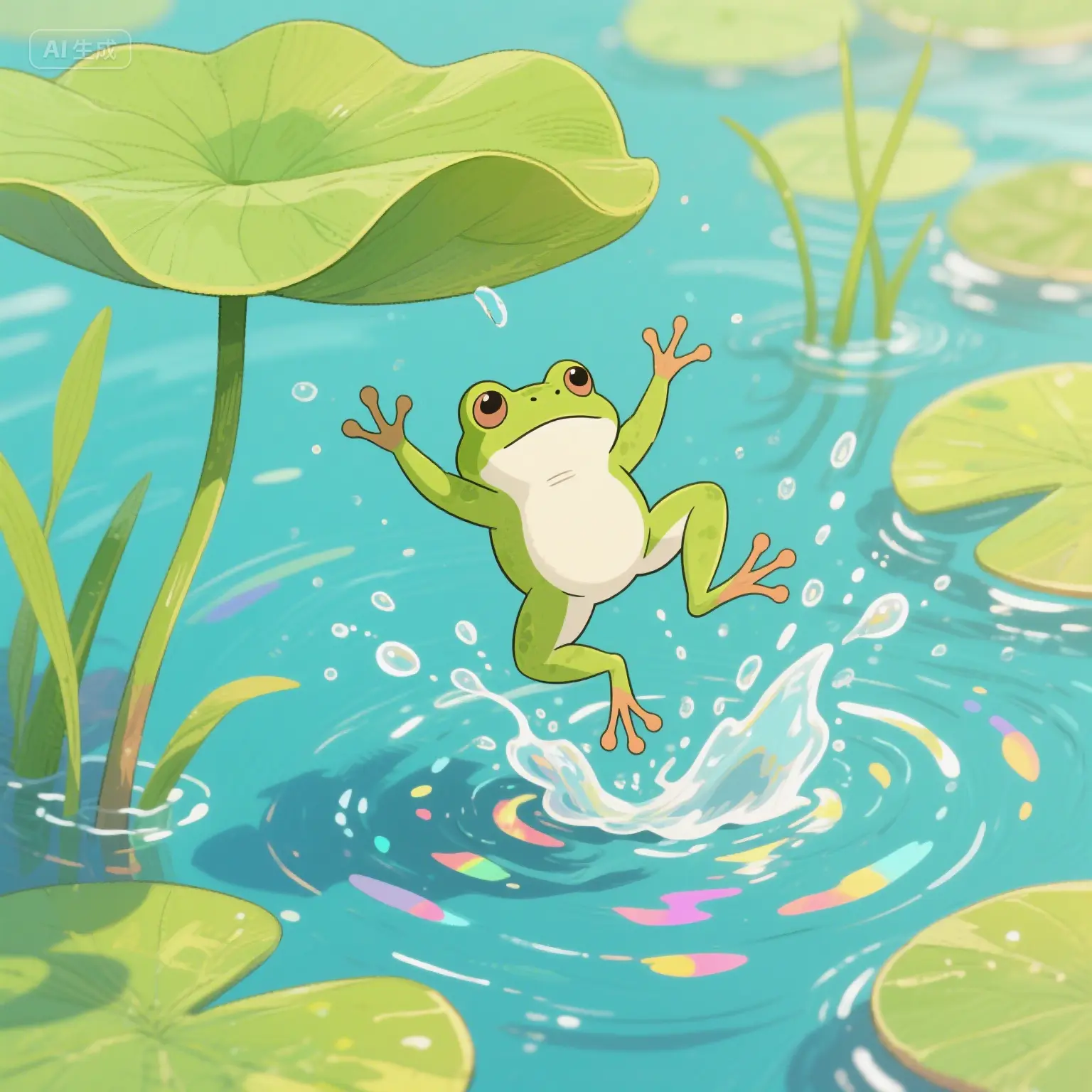 Petit grenouille sautillant | Animaux en héros | Contes pour enfants