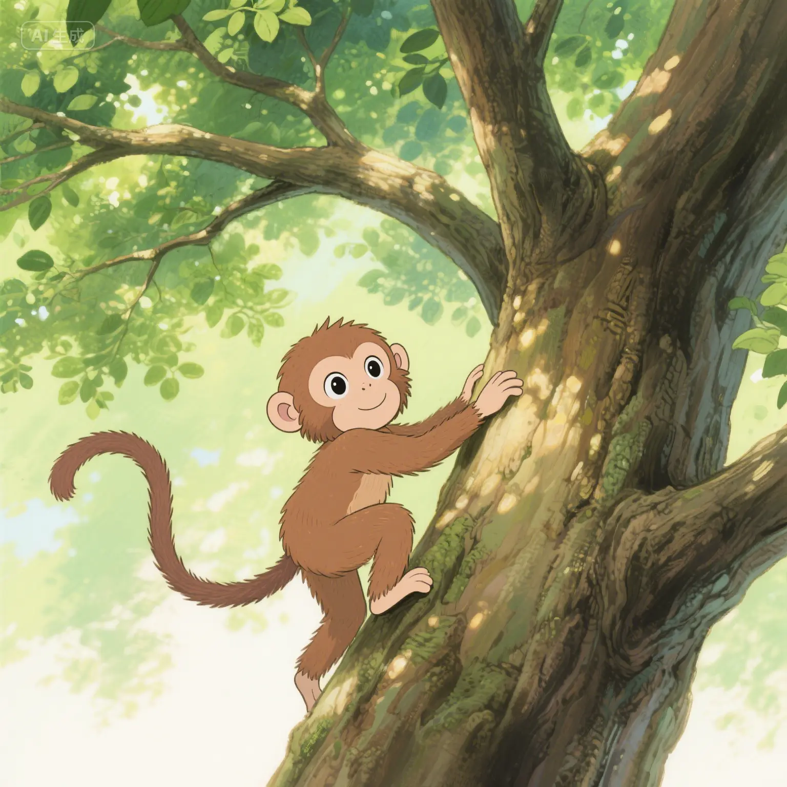 The Little Monkey Climbs the Tree | Animal Stories | Bedtime Stories