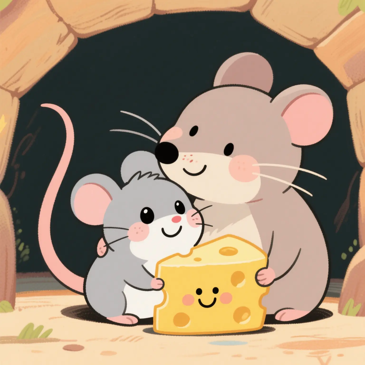 The Little Mouse Eats Cheese | Animal Stories | Bedtime Stories
