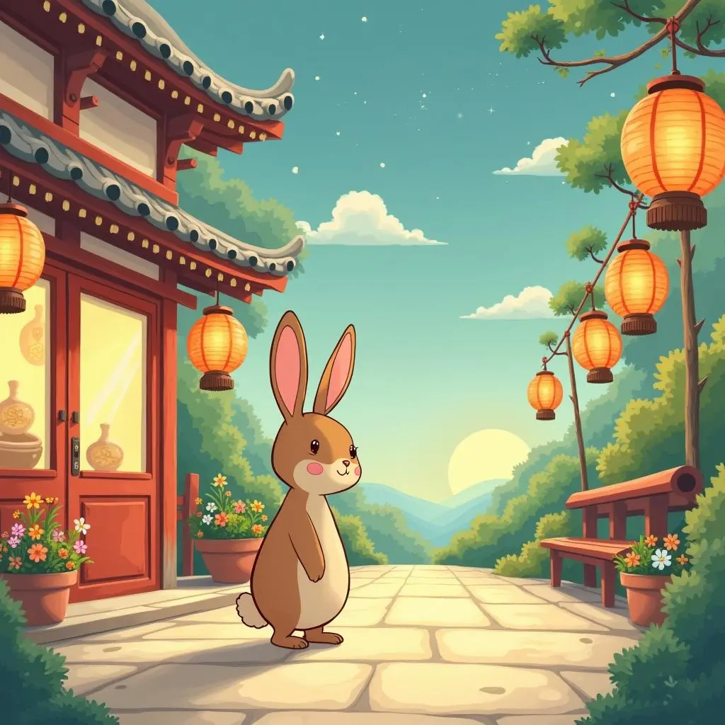 The Little Rabbit's Mooncake Shop | Animal Stories | Bedtime Stories