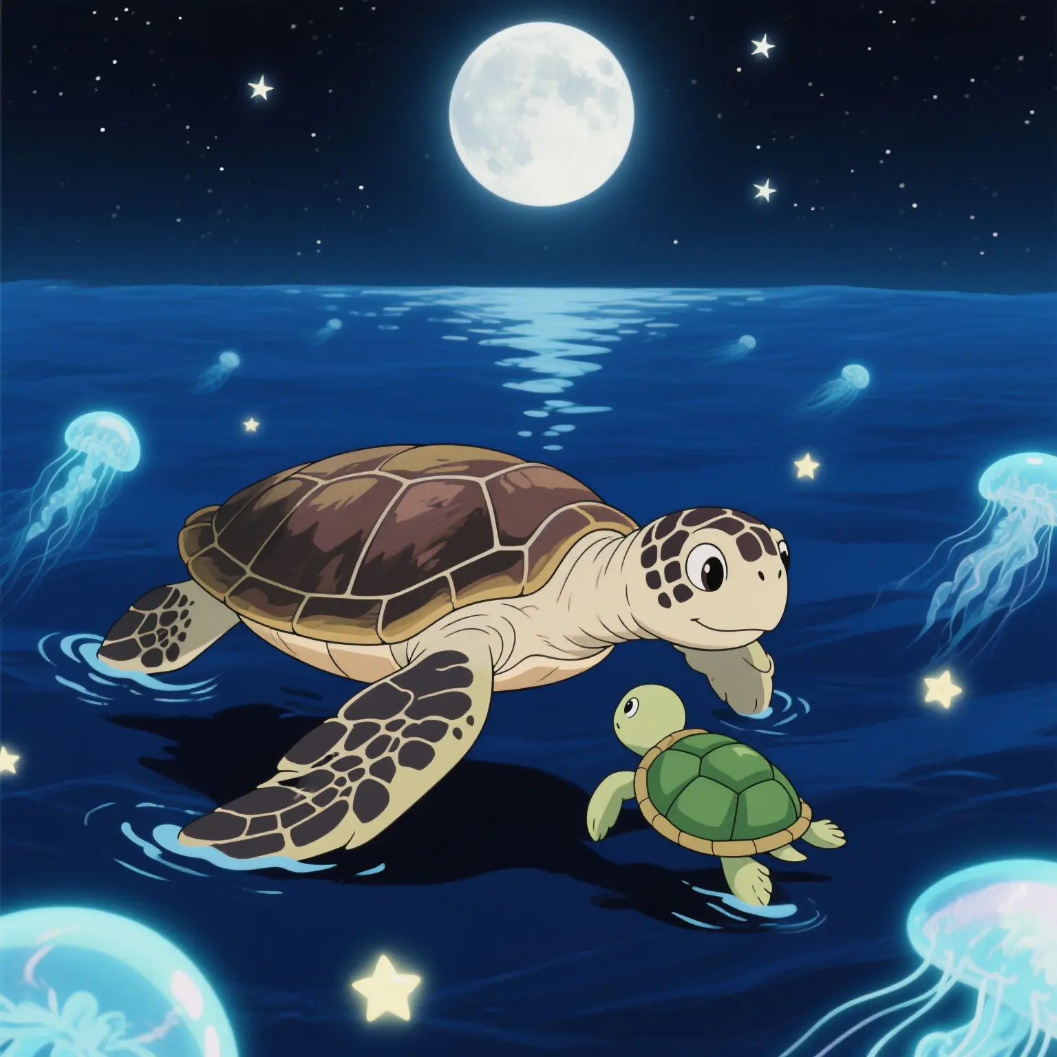 The Little Turtle Looking for the Beach | Animal Stories | Bedtime Stories