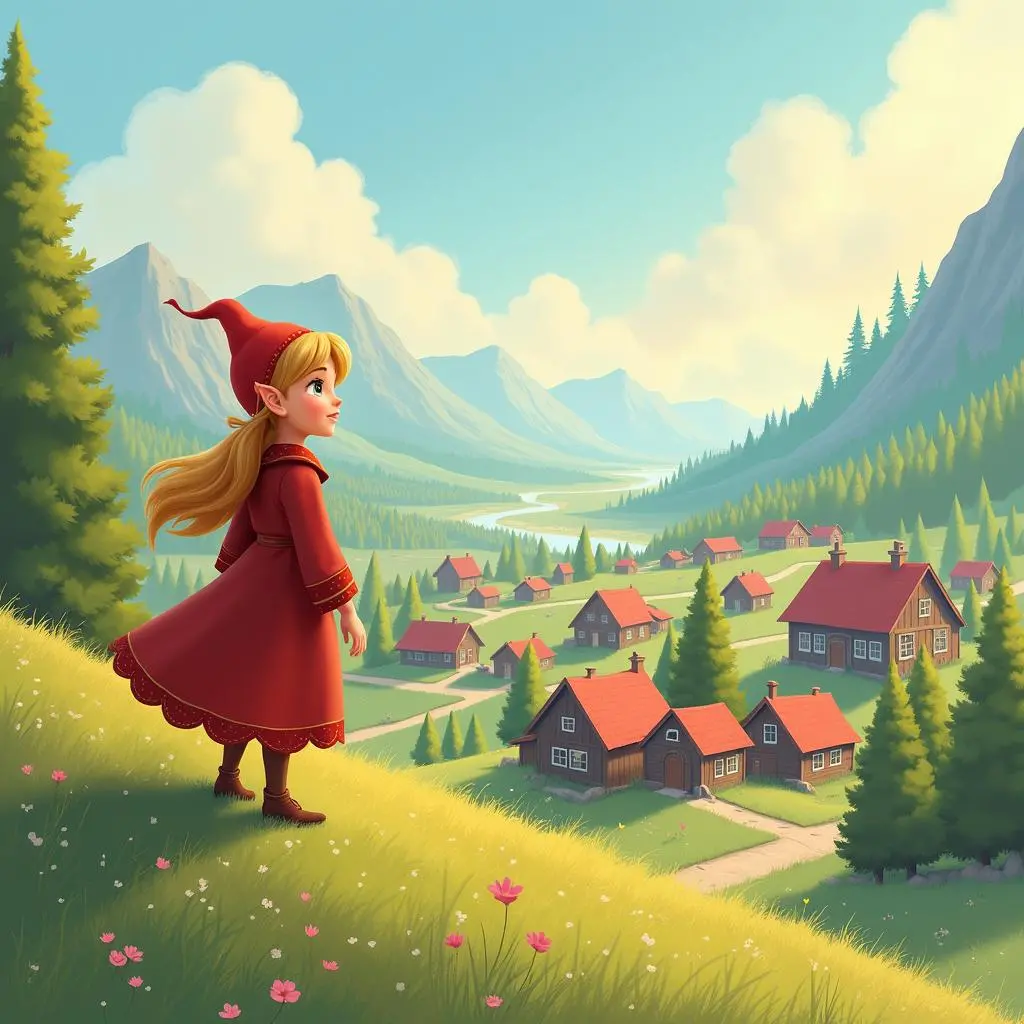 The North Wind Messenger | folk tales | Bedtime Stories