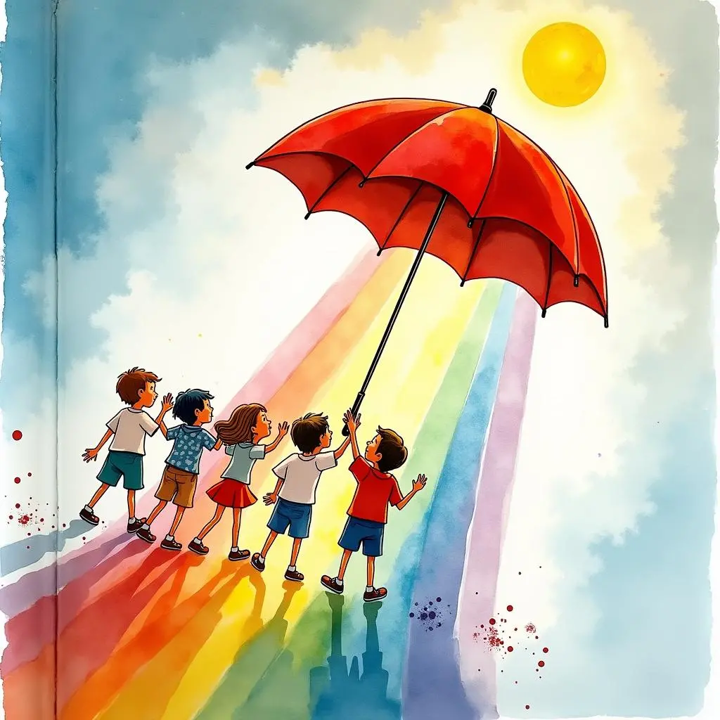 Rotes Regenschirm | Fantasy-Abenteuer | Märchen für Kinder