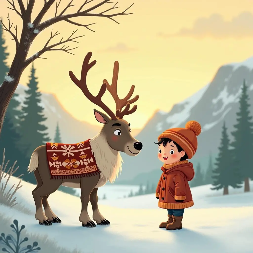 Reindeer Boy | Animal Stories | Bedtime Stories