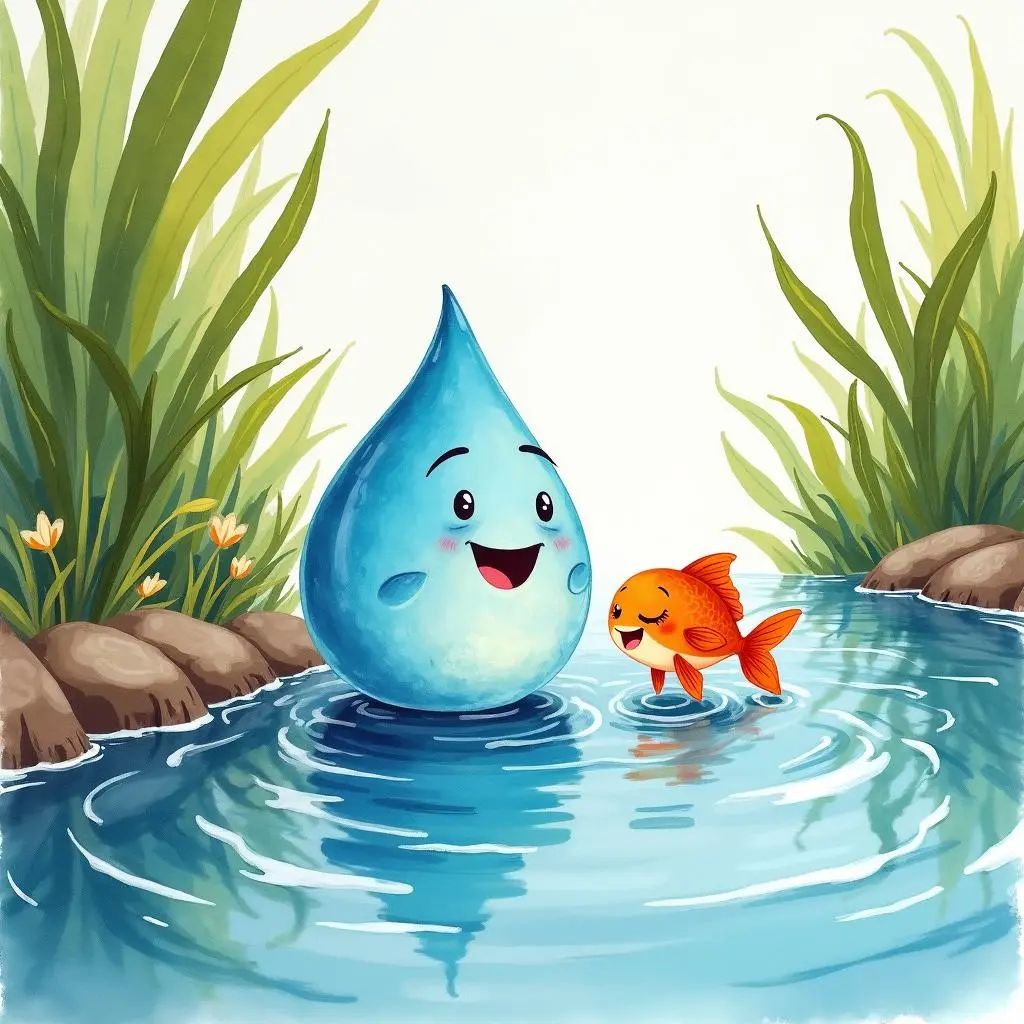 The Adventure of Little Water Drop | popular science enlightenment ...