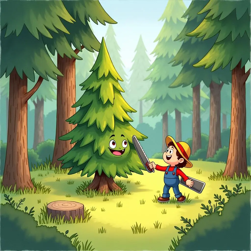 The Dream Of The Little Pine Tree Fairy Tales Bedtime Stories