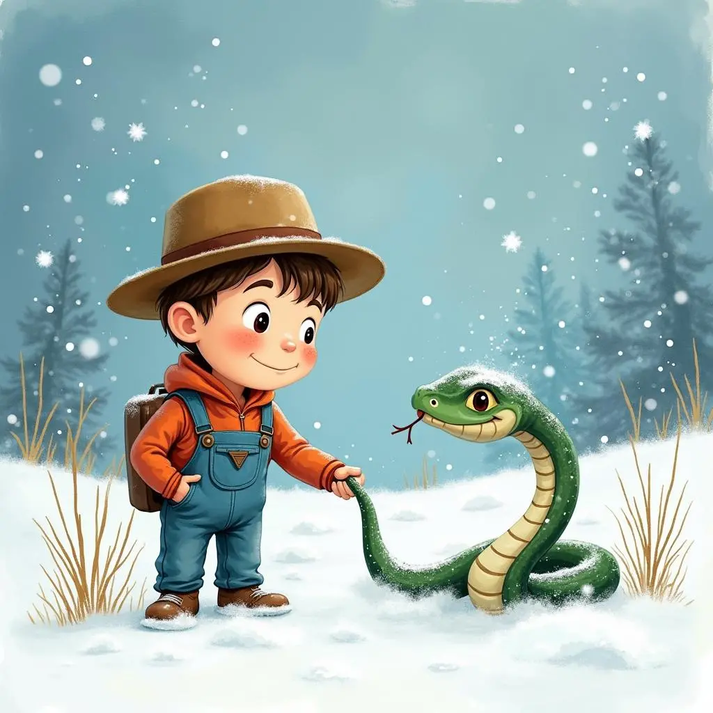 The Farmer and the Snake | Fables | Bedtime Stories