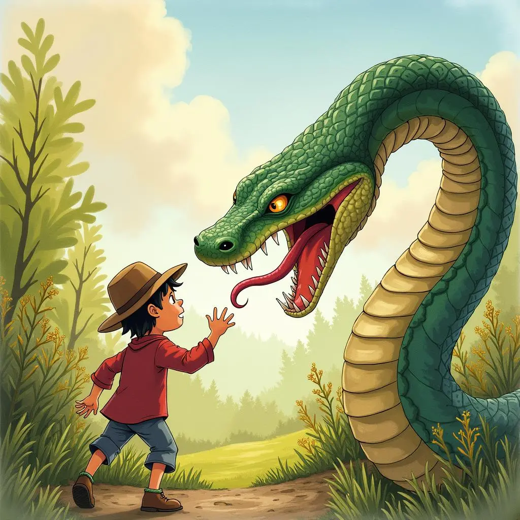 Le Paysan et le Serpent | 寓言故事 | Contes pour enfants