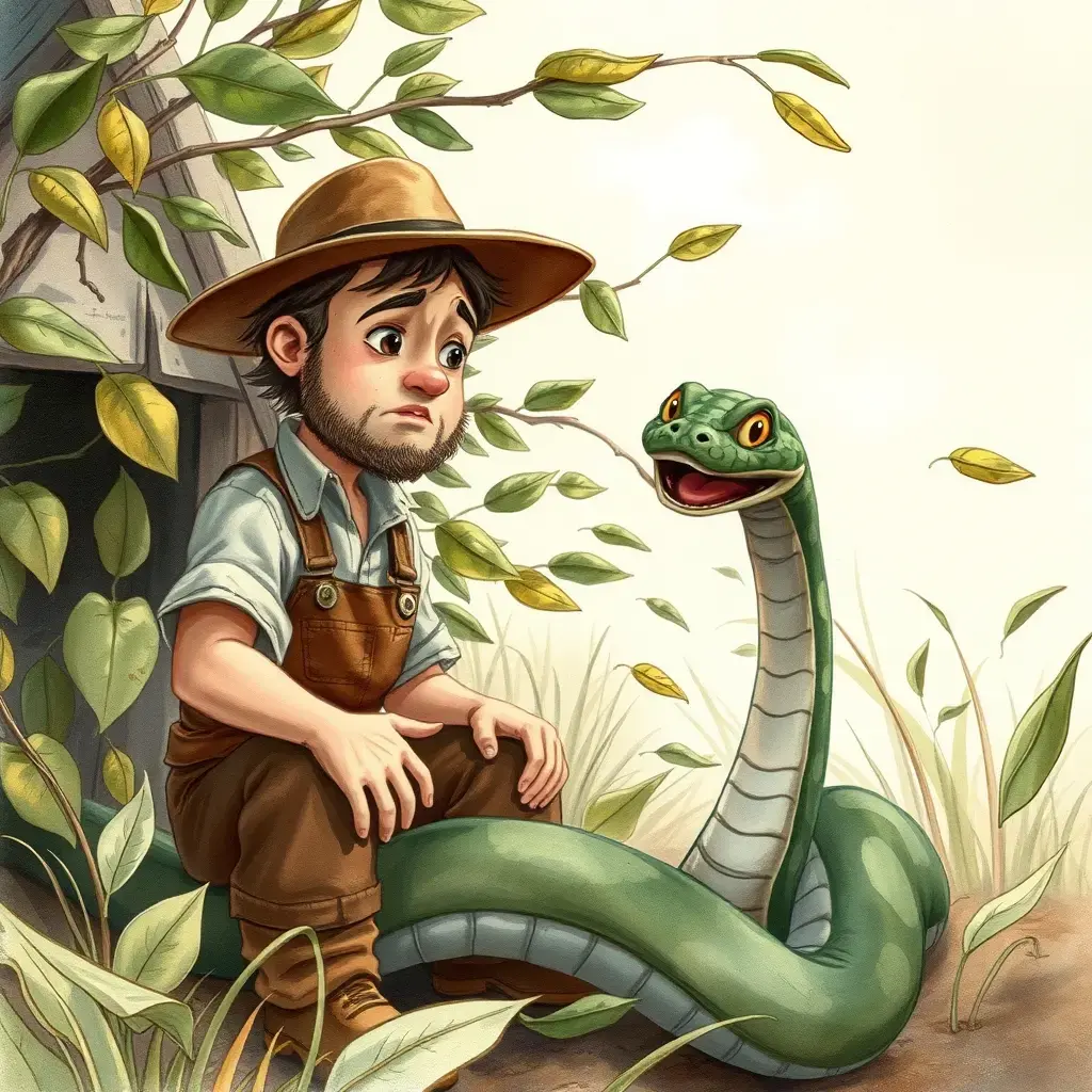 The Farmer and the Snake | Fables | Bedtime Stories
