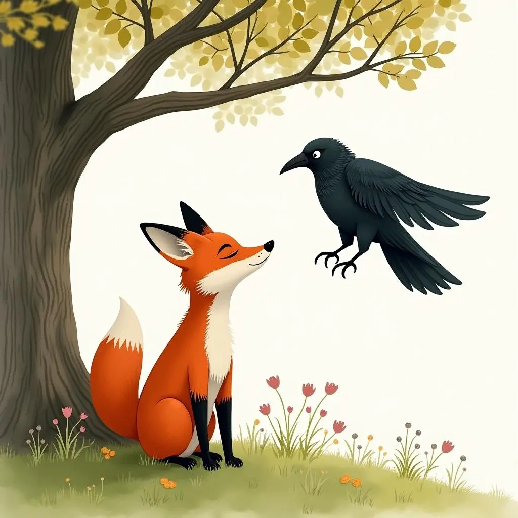 The Fox and the Crow | Fables | Bedtime Stories