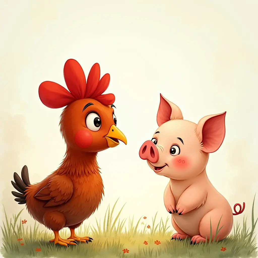 La petite poule rousse | Fables | Contes pour enfants