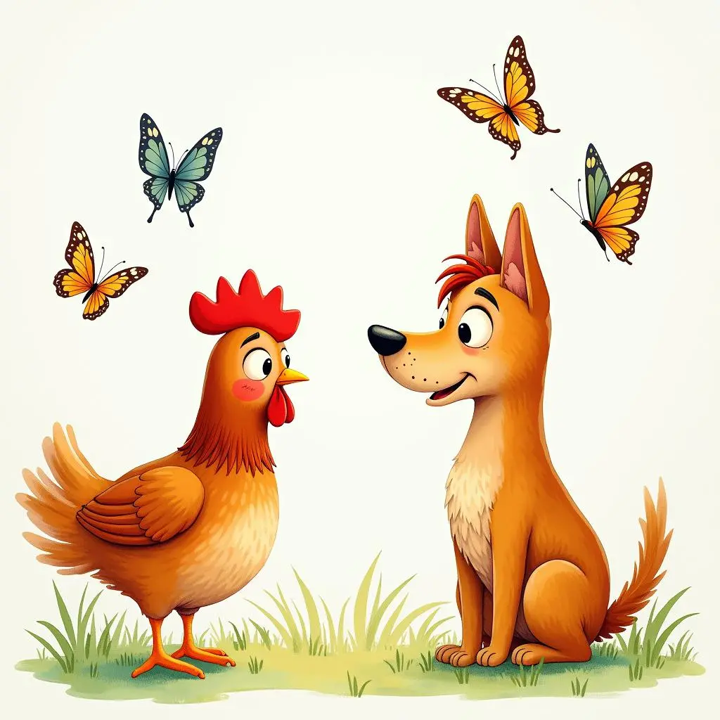 La petite poule rousse | Fables | Contes pour enfants
