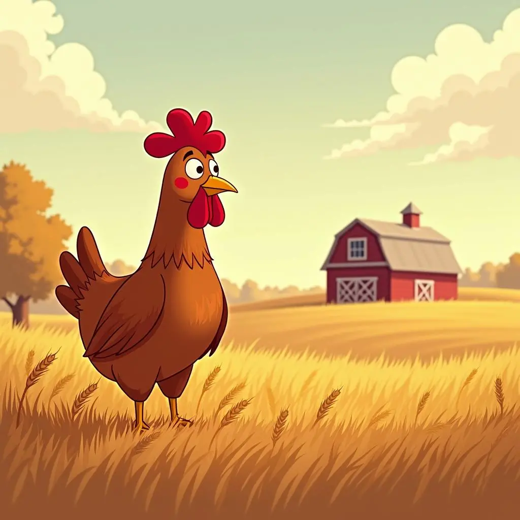 La petite poule rousse | Fables | Contes pour enfants