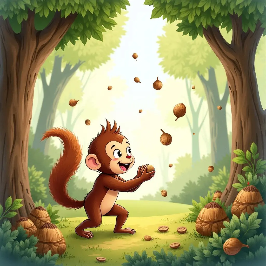 Der Nussladen des Eichhörnchens | Tiergeschichten | Märchen für Kinder
