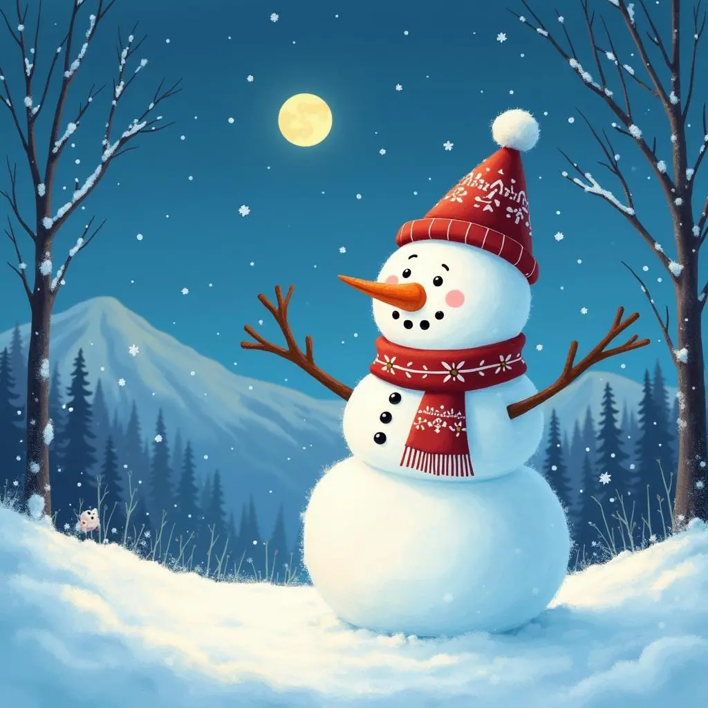 Le vœu du bonhomme de neige | 童话故事 | Contes pour enfants