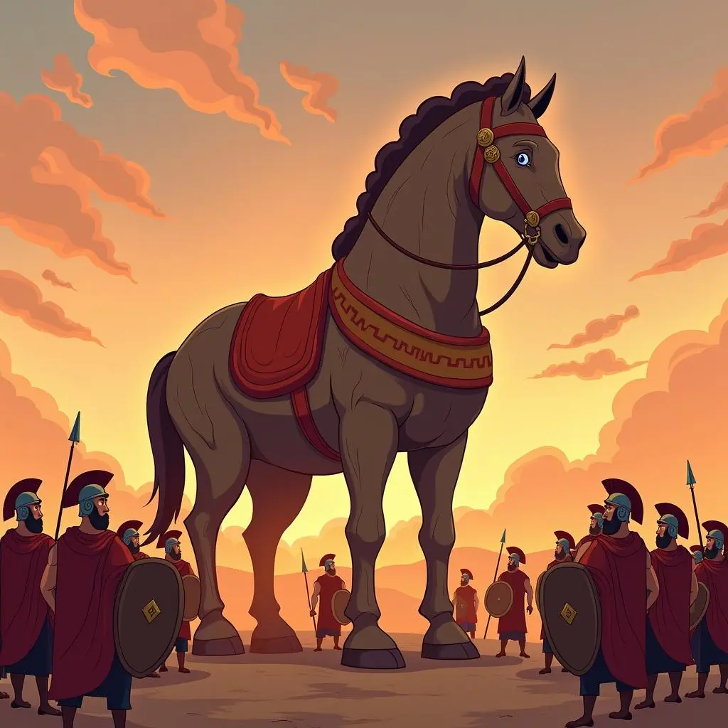 The Trojan Horse | folk tales | Bedtime Stories