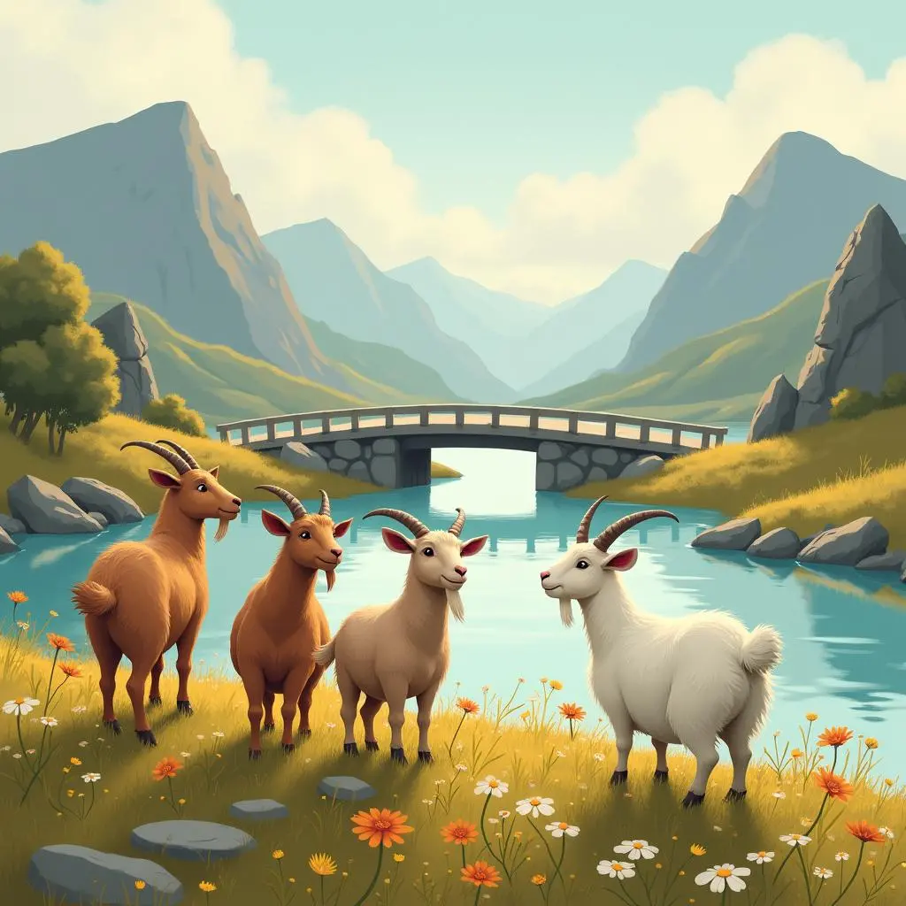 Les Trois Chèvres | Folk Stories | Contes pour enfants