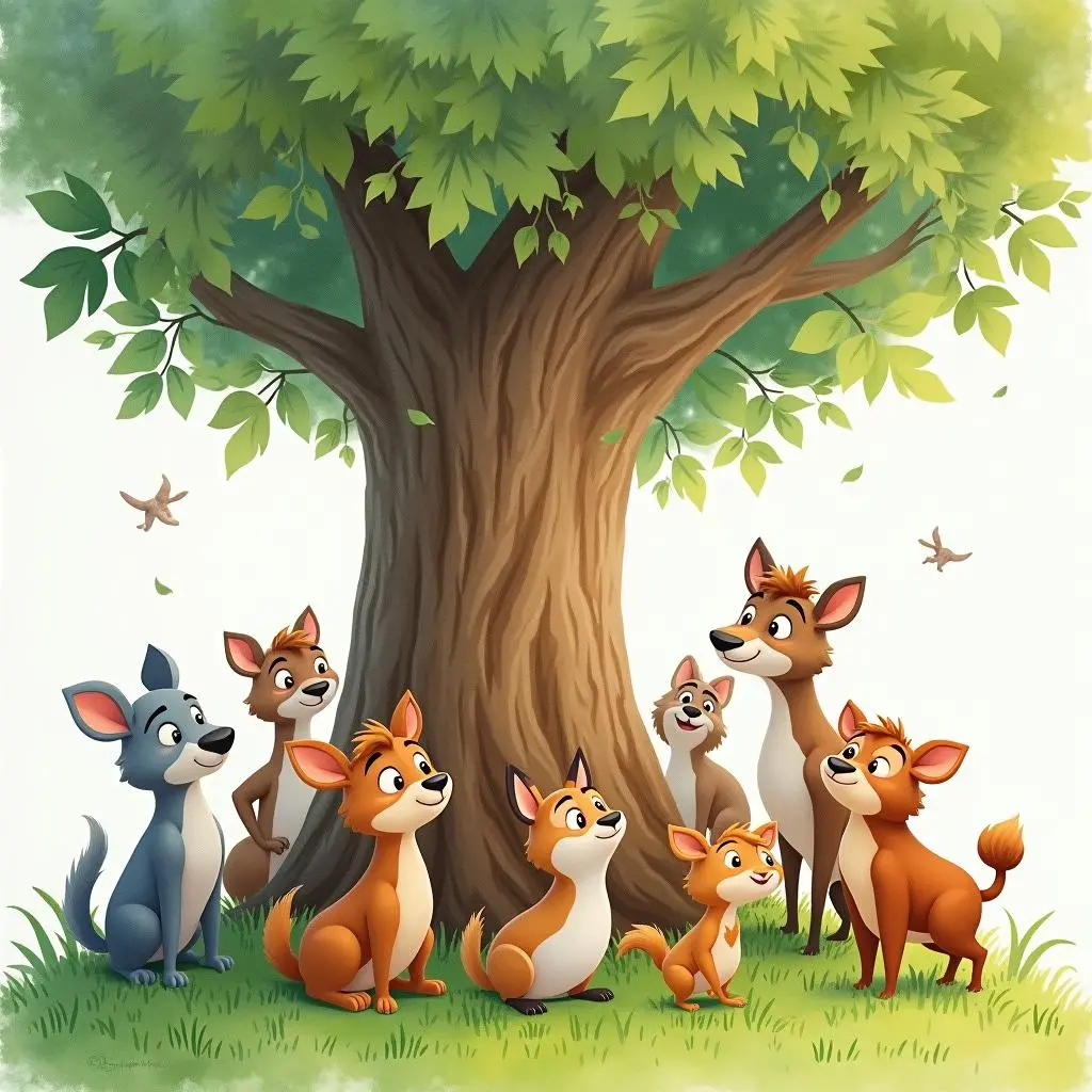 Weise alte Baum | Lerngeschichten | Märchen für Kinder